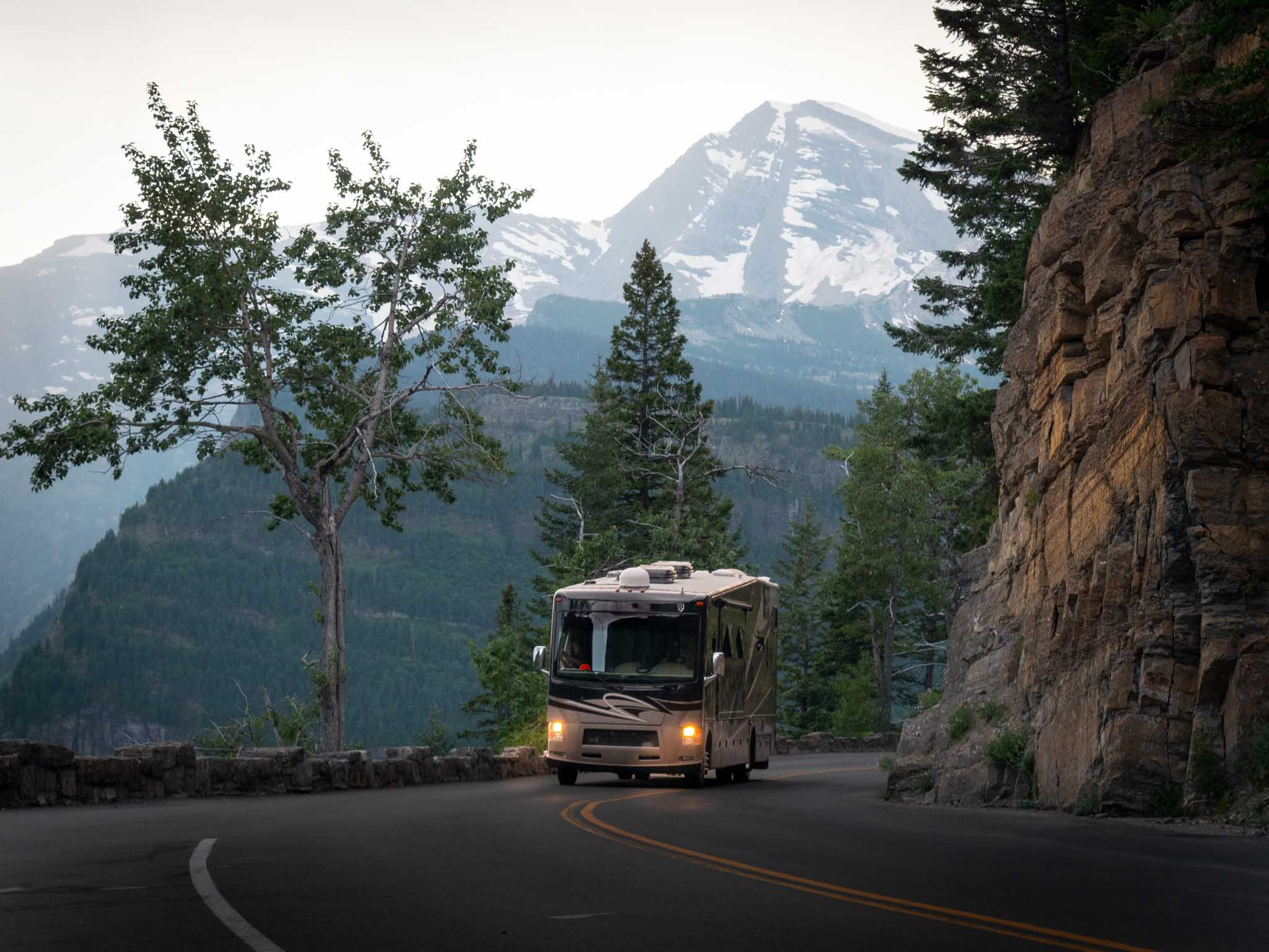 Is Driving on Going to the Sun Road Scary? - Travel with Wes