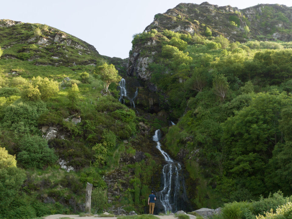 Checking Out The Assaranca Waterfall (Donegal Ireland) - Travel With Wes